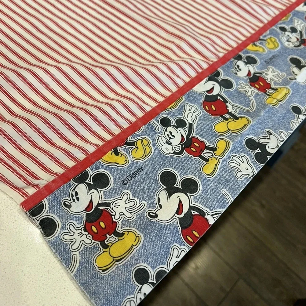 Disney | Bedding | Vintage 9s Mickey Mouse Walt Disney Twin Flat Sheet ...